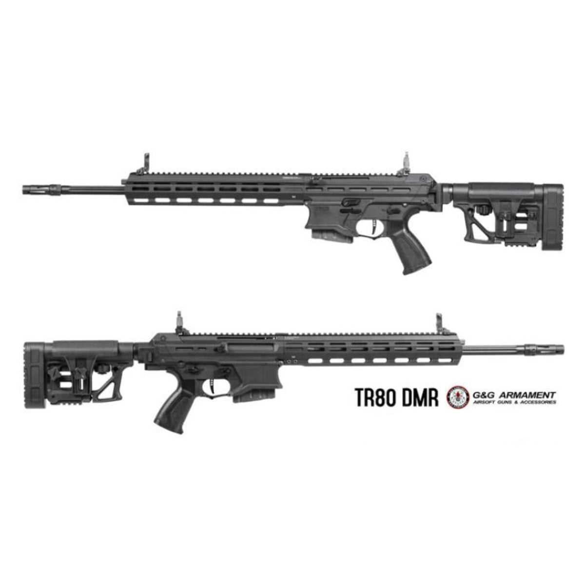 G&G TR80 DMR AEG Airsoft Rifle - Black by G&G