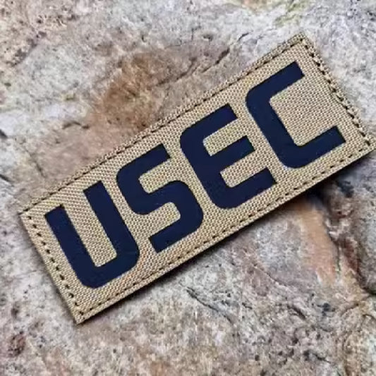 USEC Strip Laser Cut IR Reflective Velcro Patch - Coyote Brow