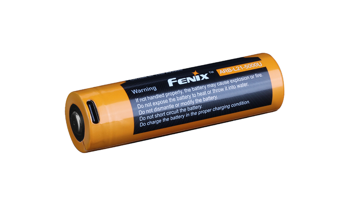 Fenix 21700 Rechargeable Li-Ion Battery – 5000 mAh by Fenix