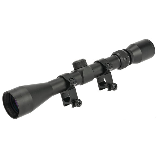 Aim Sports 3-9X40 Duplex Rifle Scope with Steel Ring Mount Se