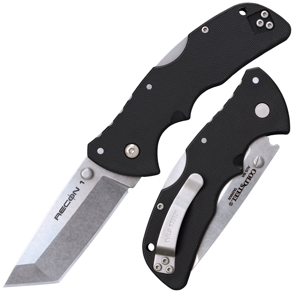 Cold Steel Mini Recon 1 Folding Knife – Tanto Tip by Cold Ste